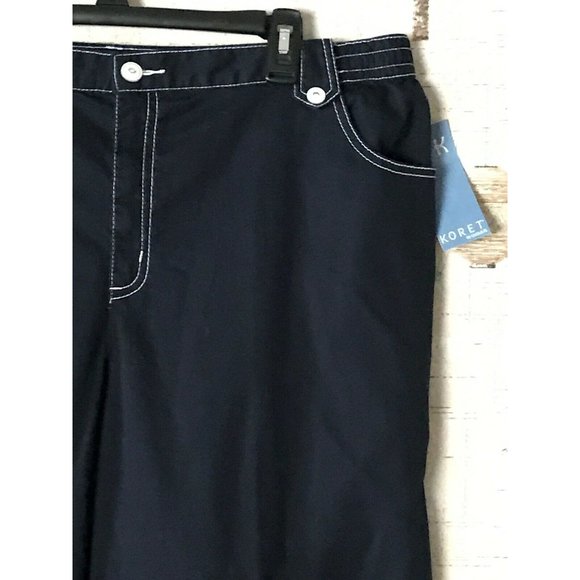Koret | Pants & Jumpsuits | New Koret Navy Blue Plus Size Woman Pull On ...